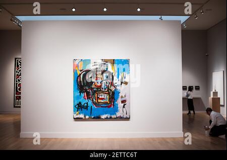 Jean-Michel Basquiat’s 1982 painting “Untitled" sold for $110.5 million ...
