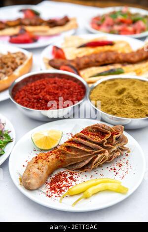 Turkish Food Rice Stuffed Tripe Sirdan Dolma / Shirdan from Adana Offal ...