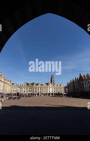 Arras after the first Covid pandemic lockdown Stock Photo - Alamy