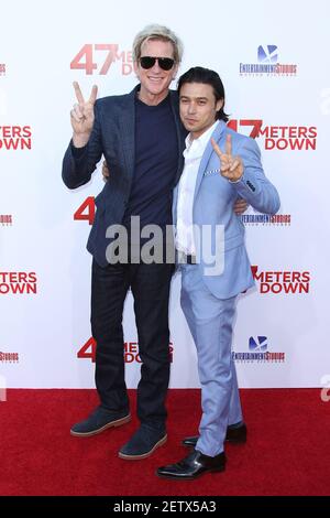 LOS ANGELES, CA - JUNE 9: (L-R) Actors Robert Sutherland Telfer and Jonathan Angel attend 'Saved ...