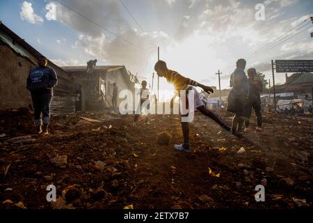 Nairobi, Kenya. 1st Mar, 2021. A passengers train is seen on its way ...