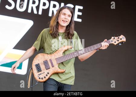 Charlie Holt of Rainbow Kitten Surprise during BottleRock Music ...