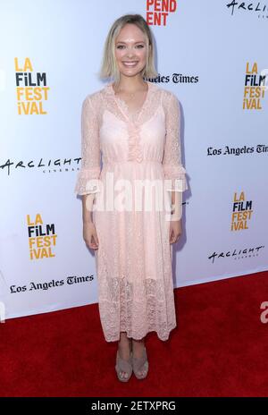 Actress Auden Thornton at the 2017 Los Angeles Film Festival - Closing ...