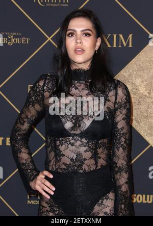 Model Amelia Hamlin at The 2017 MAXIM Hot 100 Party, produced by Karma ...
