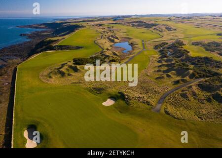 Aerial view of Torrance golf course at Fairmont St Andrews hotel and ...