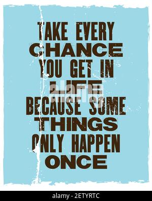 Blue color of Quote design, take it or leave it Stock Vector Image ...