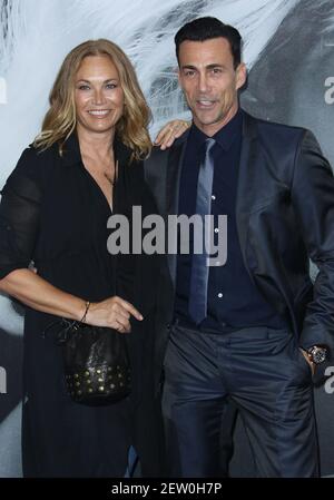 Daniel Bernhardt and Lisa Stothard at the Premiere Of Focus Features ...