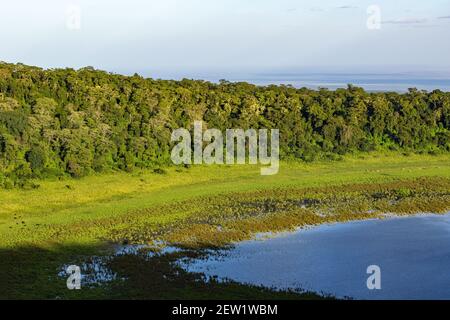 Kenya, Marsabit National Park, Paradise Lake Stock Photo - Alamy