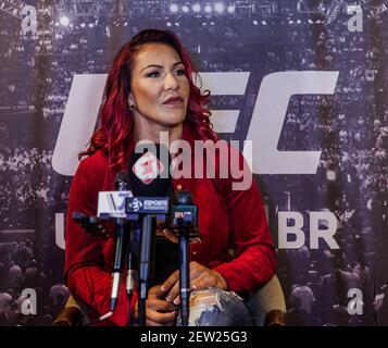 Cris Cyborg (Cristiane Justino Venâncio) Media day UFC in Rio de ...