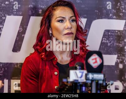 Cris Cyborg (Cristiane Justino Venâncio) Media day UFC in Rio de ...