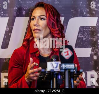Cris Cyborg (Cristiane Justino Venâncio) Media day UFC in Rio de ...