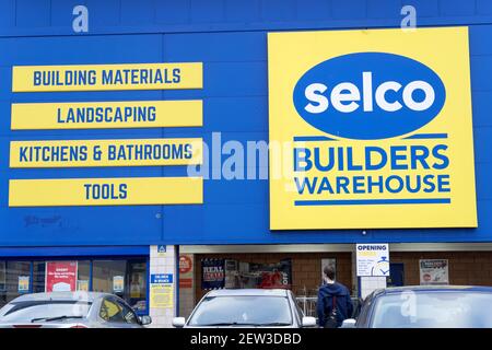 entrance to Selco building warehouse Stock Photo - Alamy