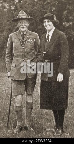 Lord and Lady Baden Powell Robert Baden Powell 1st Baron Baden Powell ...