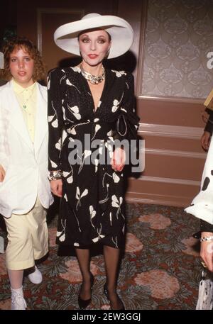Joan Collins and daughter Katyana Kass 1983 Photo By John Barrett ...