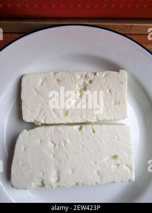 Traditional Cretan Mountain Cheese from Pasterised Milk, Crete, Greece ...