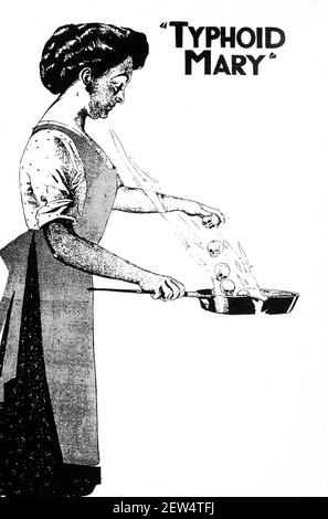 MARY MALLON, (1869-1938) known as 'Typhoid Mary' ; though herself ...