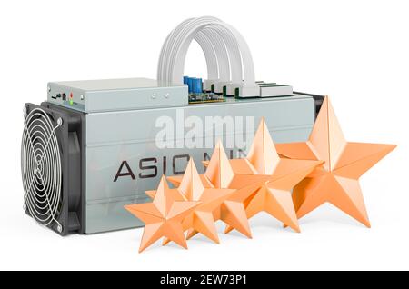 ASIC miner, 3D rendering isolated on white background Stock Photo - Alamy