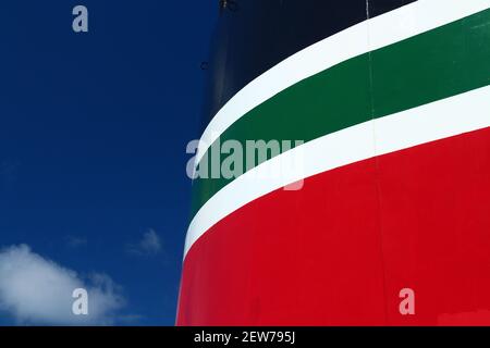 BP Shipping Funnel Colours Stock Photo - Alamy