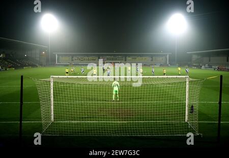 A general view inside the Pirelli Stadium during the Sky Bet League 1 ...