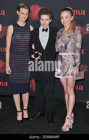 Peyton Kennedy, Sydney Sweeney and Quinn Liebling attending Netflix's ...
