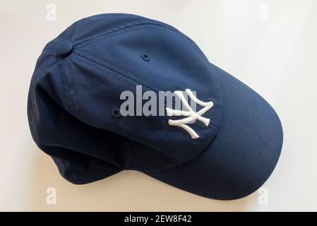 New York Yankee baseball cap Stock Photo - Alamy