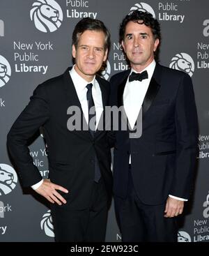 New York State Sen. Brad Hoylman and husband David Ivan Sigal attend ...