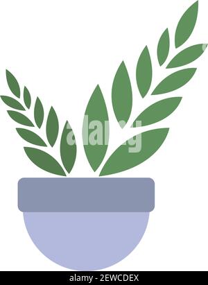 A potted monstera plant on green background Stock Vector Image & Art ...