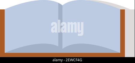 Open book, illustration, vector on a white background Stock Vector ...