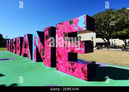The Brisbane sign - A popular photo site, these large-scale letters ...