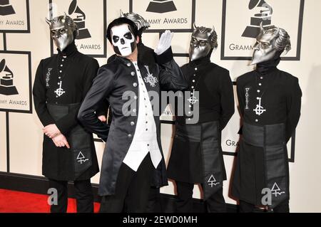 Ghost arriving at the 58th Annual Grammy Awards held at Staples Center ...