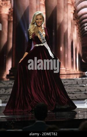 Miss Oklahoma USA, Taylor Gorton onstage during the Miss USA Pageant ...