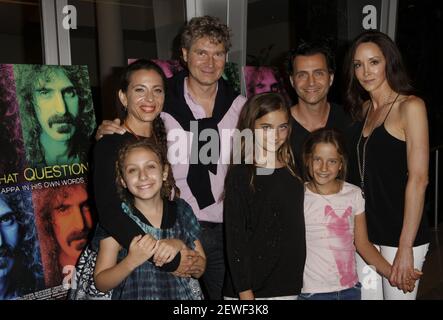 Dweezil Zappa, Lauren Knudsen, Ceylon Zappa, and Zola Zappa attend the ...
