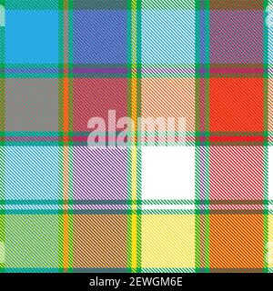 Rainbow Pastel Plaid seamless pattern for fashion textiles and graphics ...