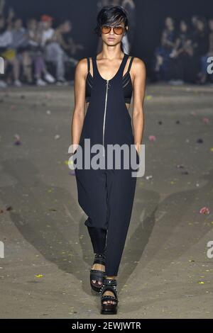 Fashion model Sharina Gutierrez attends the Sports Illustrated Swimsuit ...