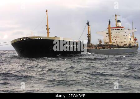 Oil spill caused by the sinking of the tanker Erika off the coasts of ...