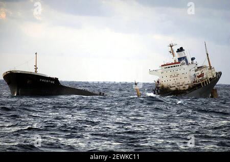 Oil spill caused by the sinking of the tanker Erika off the coasts of ...