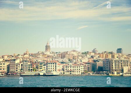 Istanbul, Turkey - May 5, 2017: Nice view of the historic district in ...