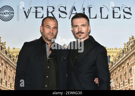 (L-R) Co-Creators Simon Mirren and actor Tygh Runyan attend the ...