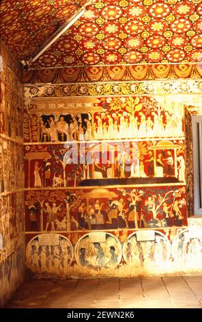 Kataluwa Rajamaha Vihara NE corner, outer east wall, Patachara story ...