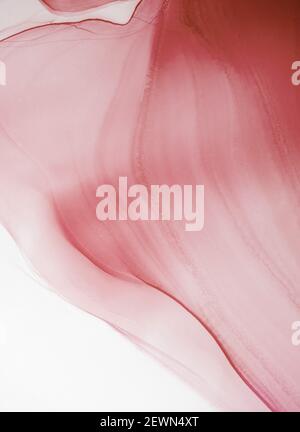 Translucent Alcohol ink on white backdrop. Modern background. Abstract ...