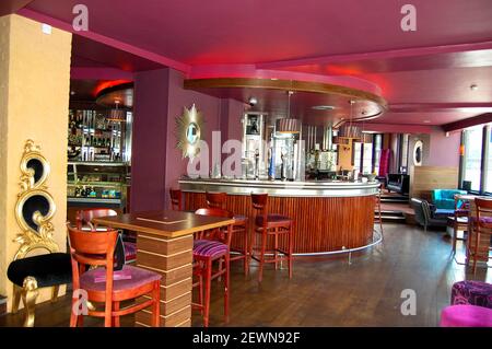 Charlies bar Newcastle Upon Tyne sign signs street corner old stone ...