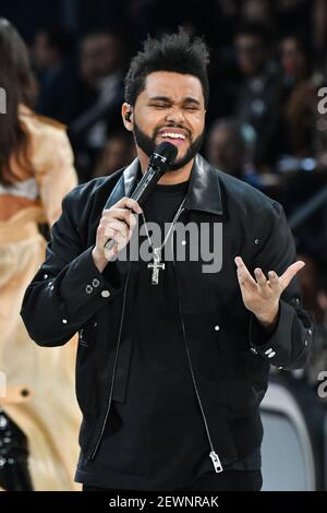 The Weeknd performs during the 2016 Victoria's Secret Fashion Show on ...
