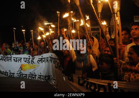 BHOPAL, INDIA - DECEMBER 2: Bhopal gas tragedy survivors and others ...