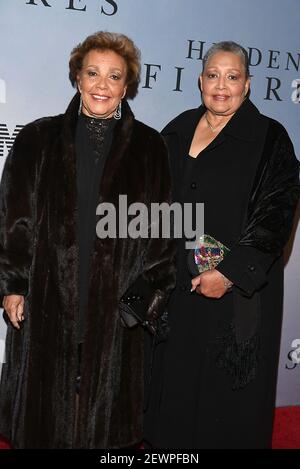 Katherine Moore and Joylette Hylick, daughters of Katherine Johnson ...