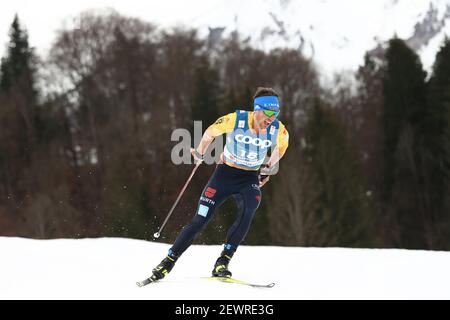 Oberstdorf, Germany. 03rd Mar, 2021. Nordic skiing: World Championships ...