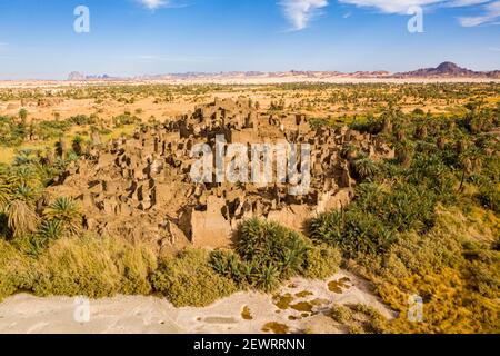 Fort of Pacot (Fort Djado), Djado plateau, Tenere Desert, Sahara, Niger ...
