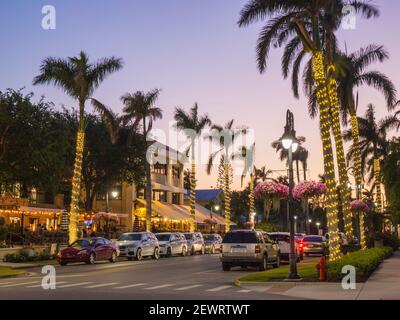 Outdoor dining along the tree-lined courtyard at Decatur Square in ...