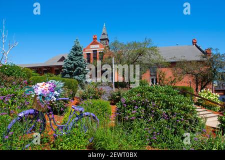 Woonsocket train station on Depot Square in Main Street Historic ...