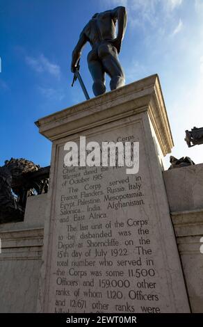 The Machine Gun Corps Memorial (The Boy David) at Hyde Park Corner ...