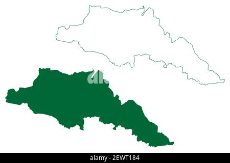 Gopalganj district (Bihar State, Saran division, Republic of India) map ...